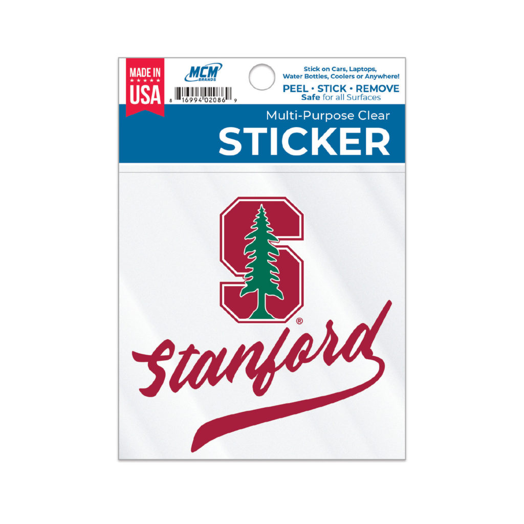 3" Diameter Vinyl Multi-Purpose Sticker - MCM Brands