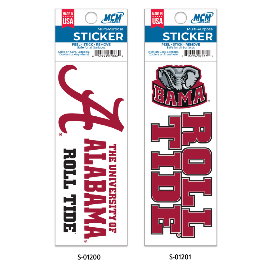 2.75" x 7" Vinyl Multi-Purpose Sticker - MCM Brands