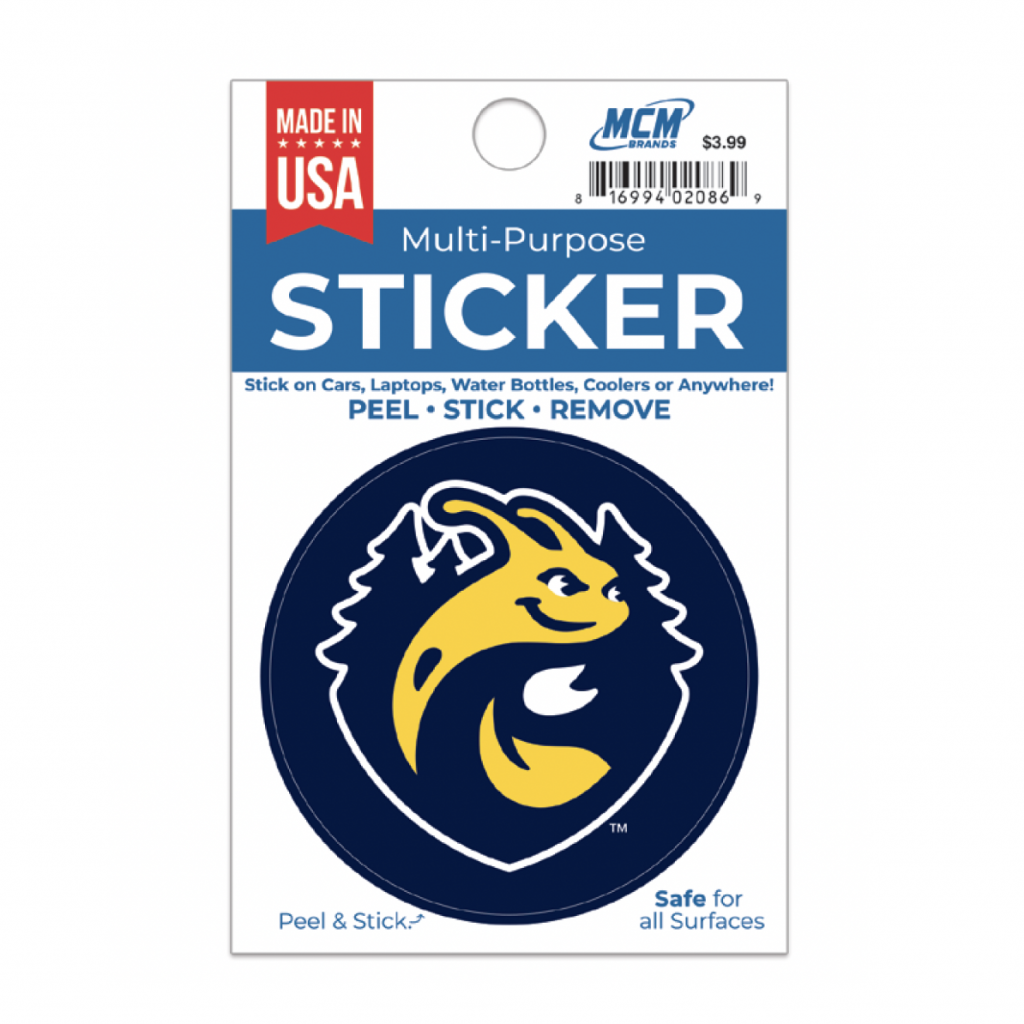 3" Diameter Vinyl Multi-Purpose Sticker - MCM Brands