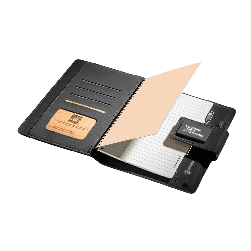 SCX Design™ Notebook A5 with Power Bank 4000 mAh - MCM Brands